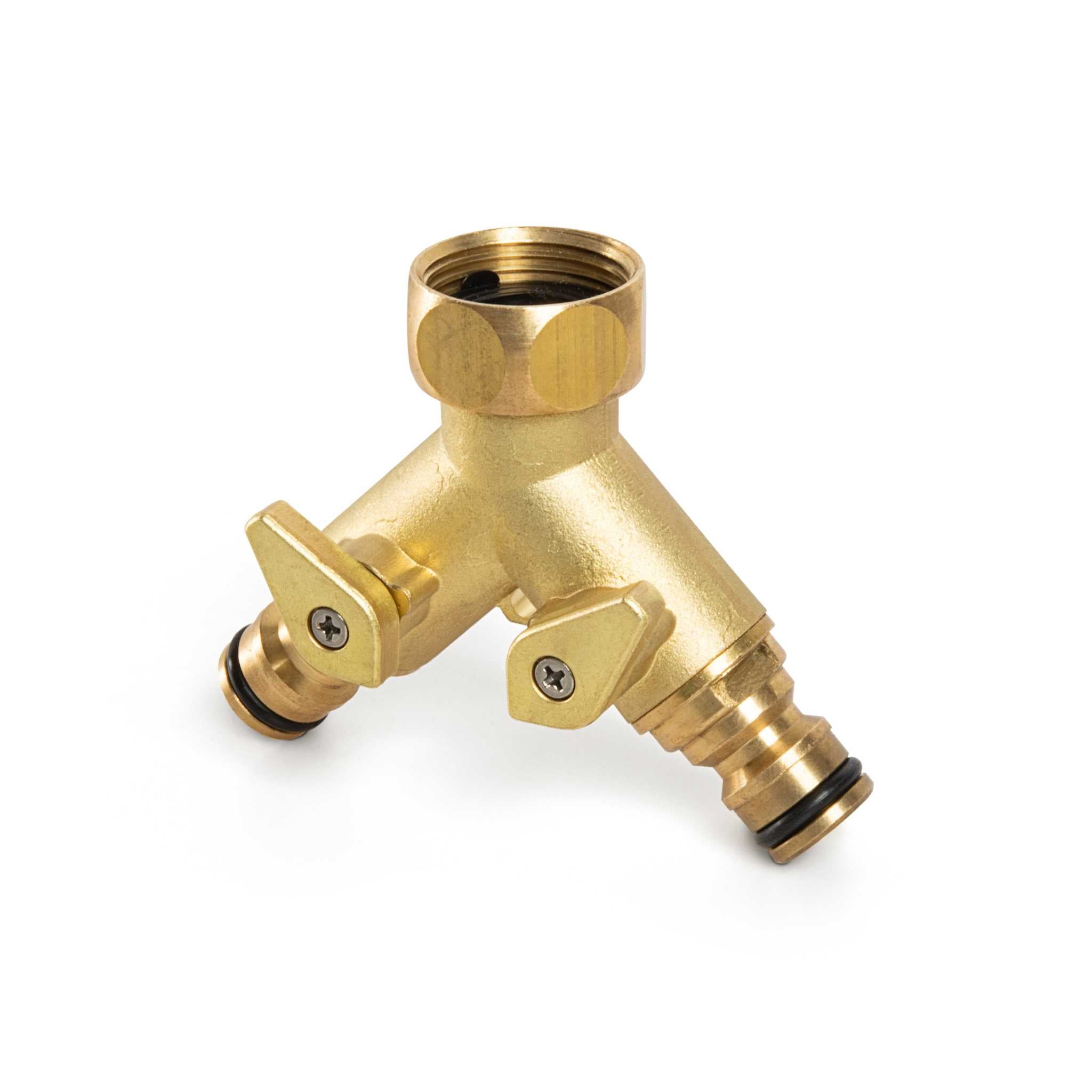 LIVLIG 2-way distributor brass, 2-way water distributor